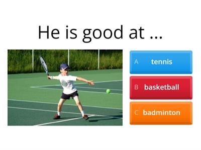 Good at not good at - Учебные ресурсы