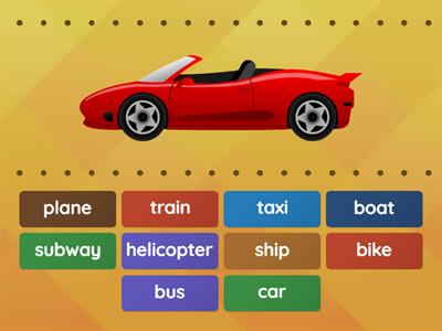 Vehicles - Teaching resources