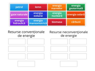 Resursele energetice - Resurse didactice