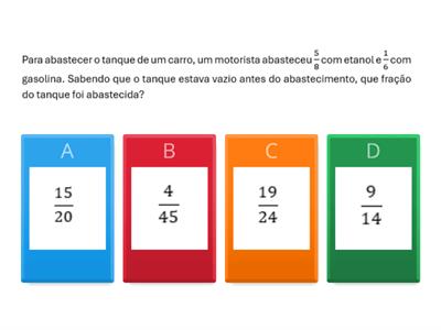 Frações Jogo das operações com - Recursos de ensino
