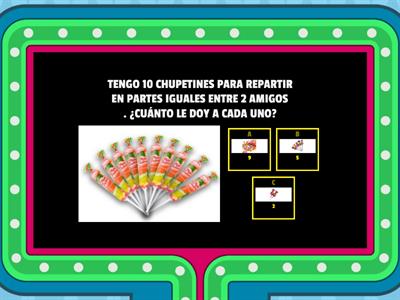 Divisiones repartir - Recursos didácticos