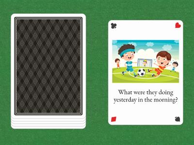 Past continuous games - Teaching resources