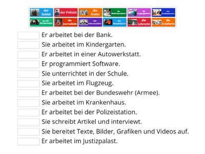 Berufe - Teaching resources