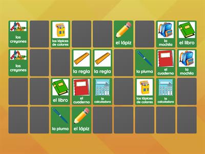 Los utiles escolares - Teaching resources