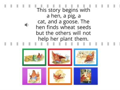 Little red hen - Teaching resources
