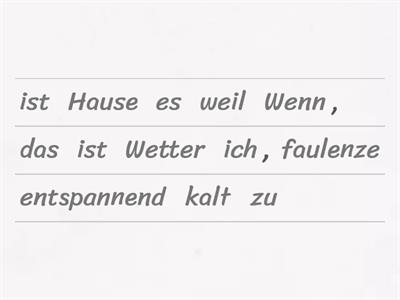 Wenn - Teaching resources