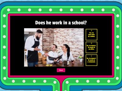 Simple present positive negative - Teaching resources