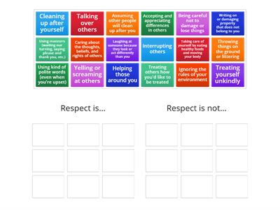 Respect - Teaching resources
