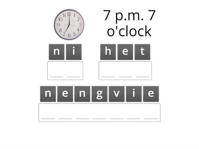 Morning afternoon evening night - Teaching resources