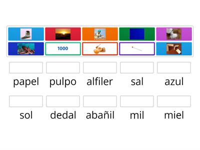 Al el il ol ul español - Recursos didácticos