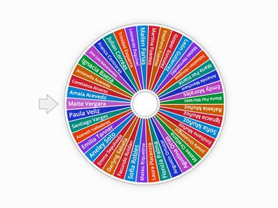 Ruleta pausa activa 4 basico - Recursos didácticos
