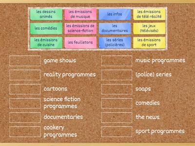 Types of tv programmes - Teaching resources