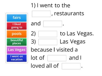 Vacation - Teaching resources