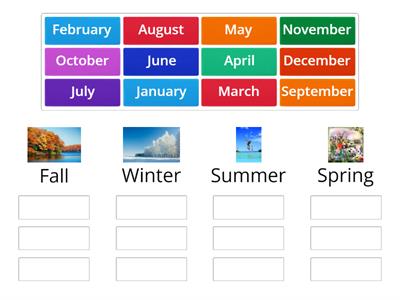Seasons - Teaching resources
