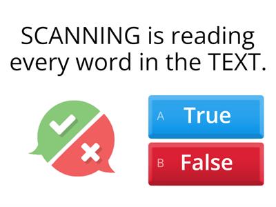 Skimming scanning - Teaching resources