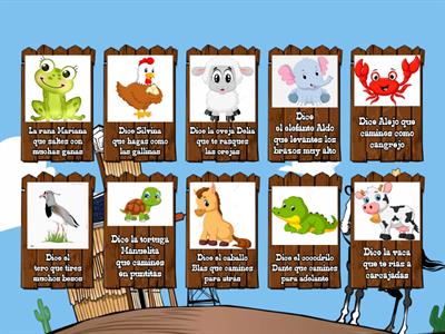Los animales dicen - Recursos didácticos