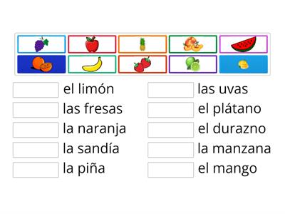Las frutas - Teaching resources