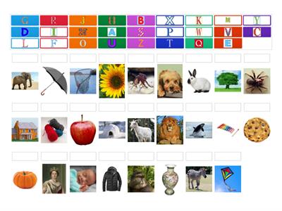Matching game upper case and lower case - Teaching resources