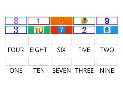Numbers 1 10 memory game - Recursos didácticos