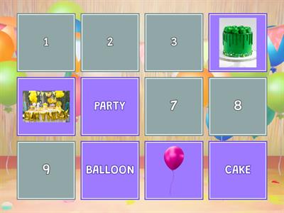 Birthday party - Recursos didácticos