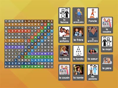 French Les membres de la famille 1 - Teaching resources