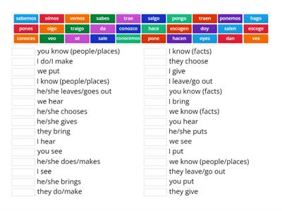 Yo go verbs - Teaching resources