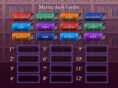 Les 12 mois de lannée - Ressources pédagogiques