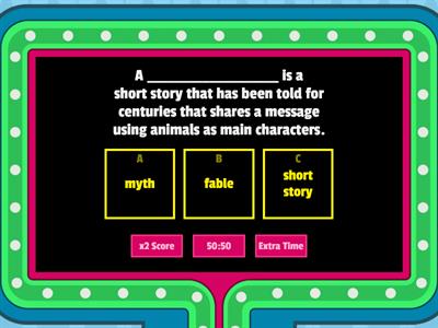 Fables - Teaching resources