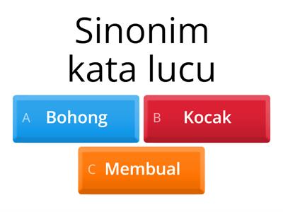 Materi sinonim dan antonim - Sumber daya pengajaran