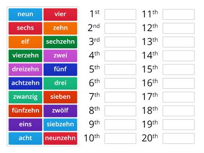 Zahlen - Teaching resources