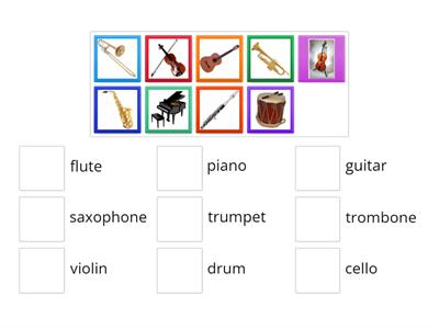 Musical instruments - Recursos didácticos