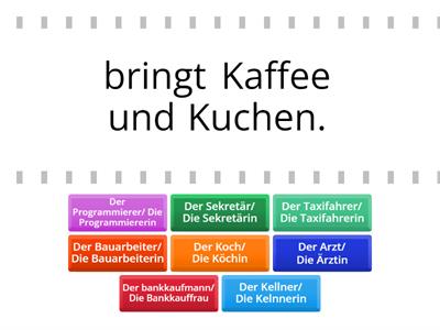 Berufe raten - Unterrichtsmaterialien