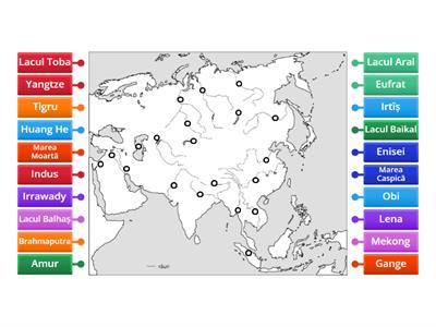 Hidrografia asiei - Resurse didactice