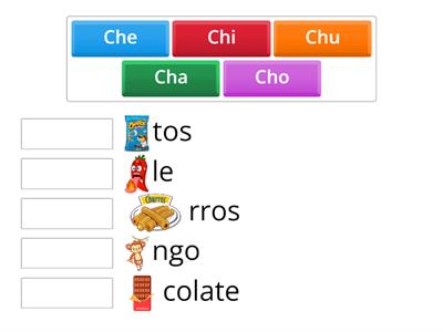 Sílabas Ch - Recursos didácticos
