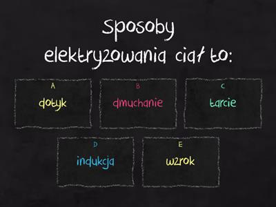 Elektrostatyka - Materiały dydaktyczne
