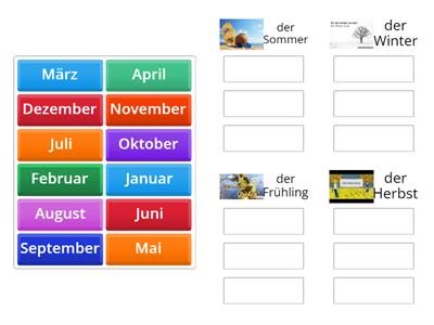 Monate - Teaching resources