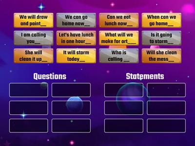 Statement and question - Teaching resources