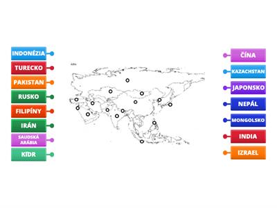 Slepá mapa rieky - Učebné zdroje