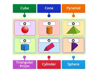 Name 3d shapes - Teaching resources