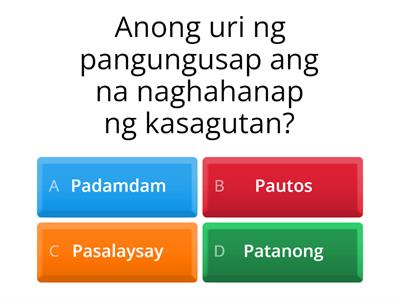 Ibat ibang uri ng pangungusap sa pagkilatis ng produkto - Aktibidad sa ...