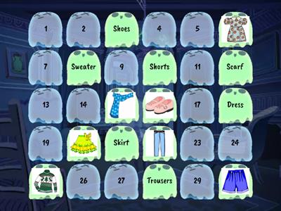 Clothes Memory game - Recursos didácticos