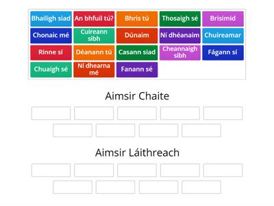 Aimsir chaite - Teaching resources