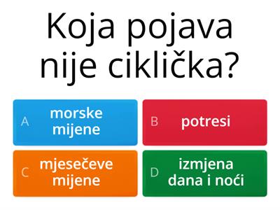 U krugu prirodnih pojava priroda 6razred - Nastavne aktivnosti
