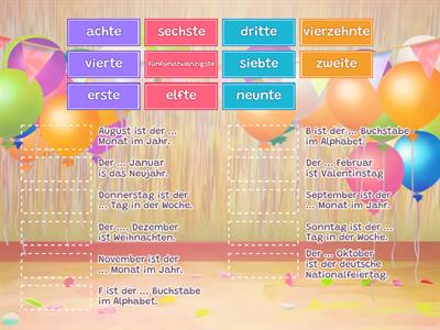 Monate - Teaching resources