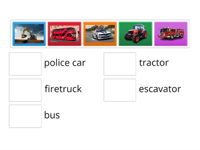 Vehicles - Teaching resources