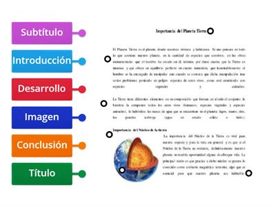 Estructura de un texto narratvo - Recursos didácticos