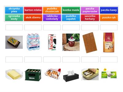 Opakowania - Materiały dydaktyczne