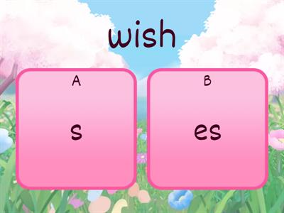 Verbs s es ies - Teaching resources