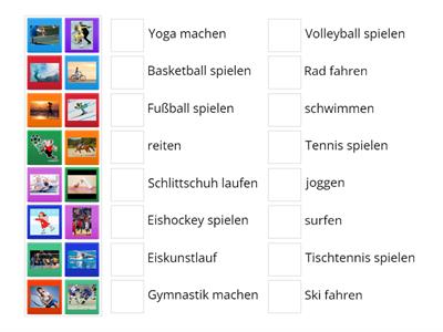 Sportarten - Unterrichtsmaterialien