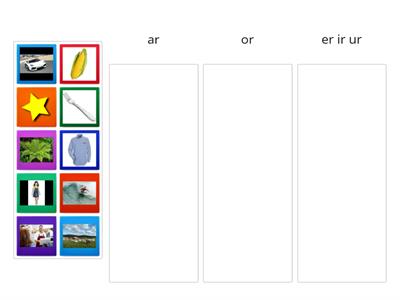 R controlled vowels - Teaching resources
